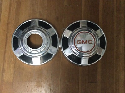 two, G.m.c 12” hubcaps, 1 with hole in it and 1 without hole | eBay