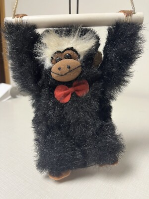 Goffa International Hanging Gorilla Monkey Ape Soft Fuzzy Plush Small ...