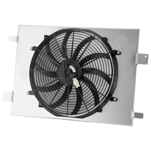 Electric Radiator Fan W/Shroud For 2005-2013 Chevy Corvette C6 SSR 6.0L ...