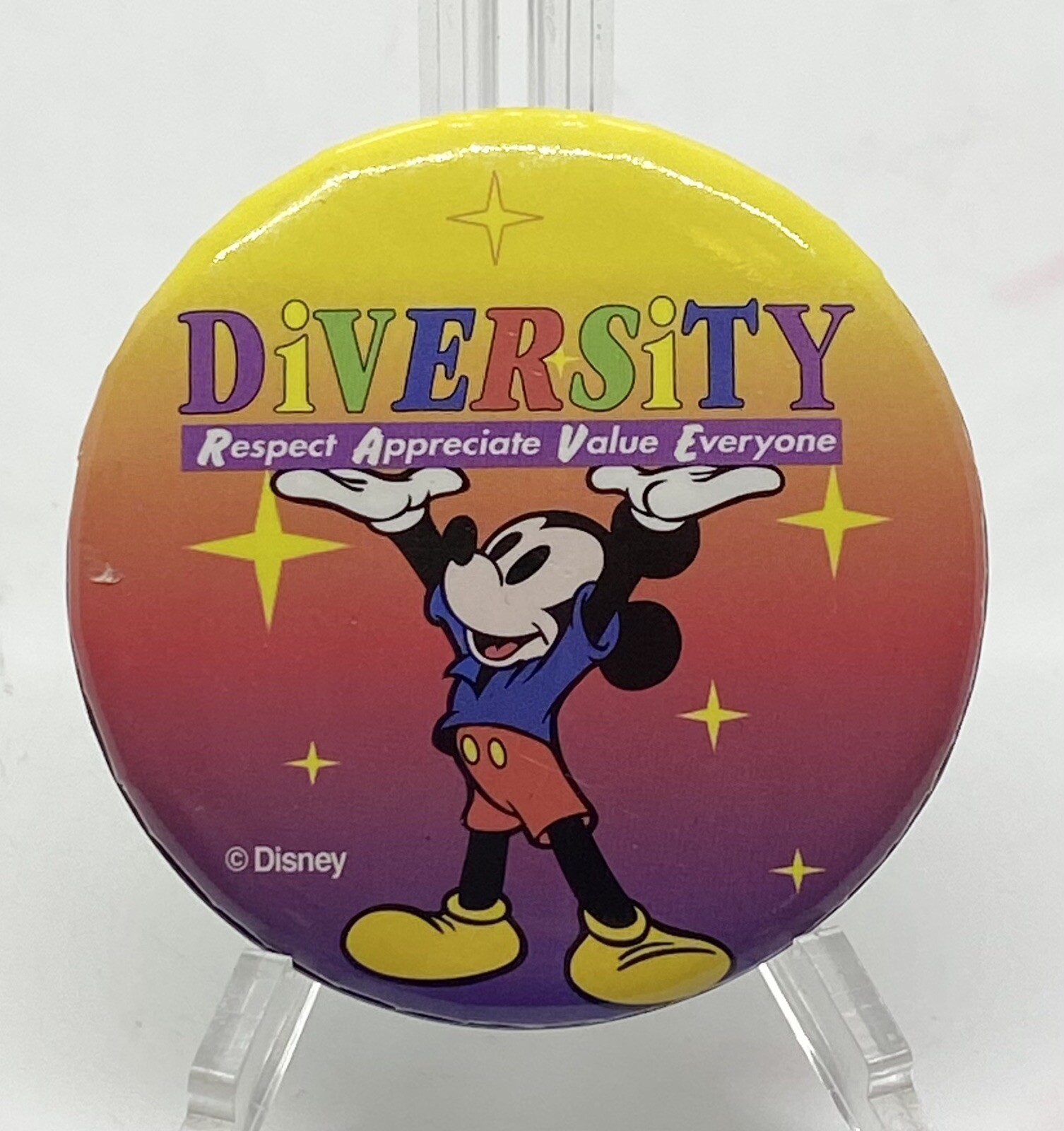 RARE Disney Mickey Diversity Respect Appreciate Value Everyone Pride ...