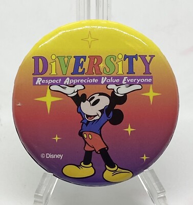 RARE Disney Mickey Diversity Respect Appreciate Value Everyone Pride ...