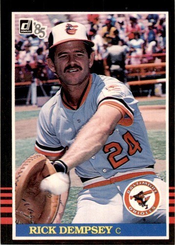 1985 Donruss Rick Dempsey 102 Baseball Cards #332 | eBay