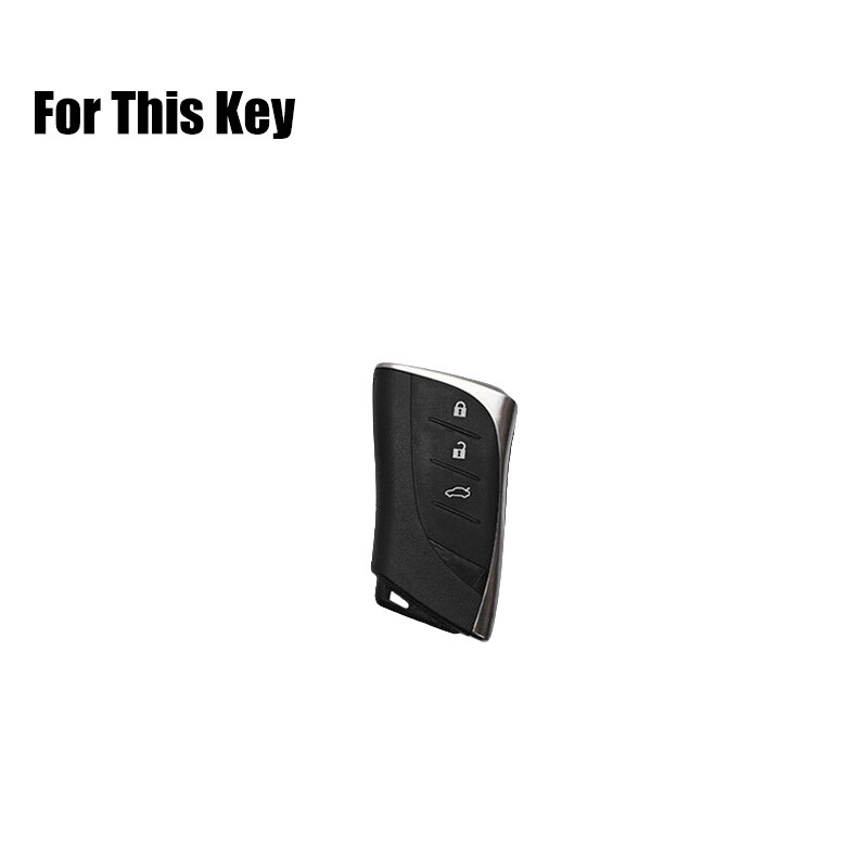 Zinc Alloy Silicone Car Key Case Cover For Lexus LS ES UX NX RX IS ...