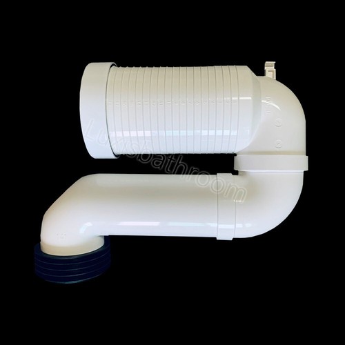 Pan Connector Long Reach Toilet Set Out Installation Extender Suitable ...