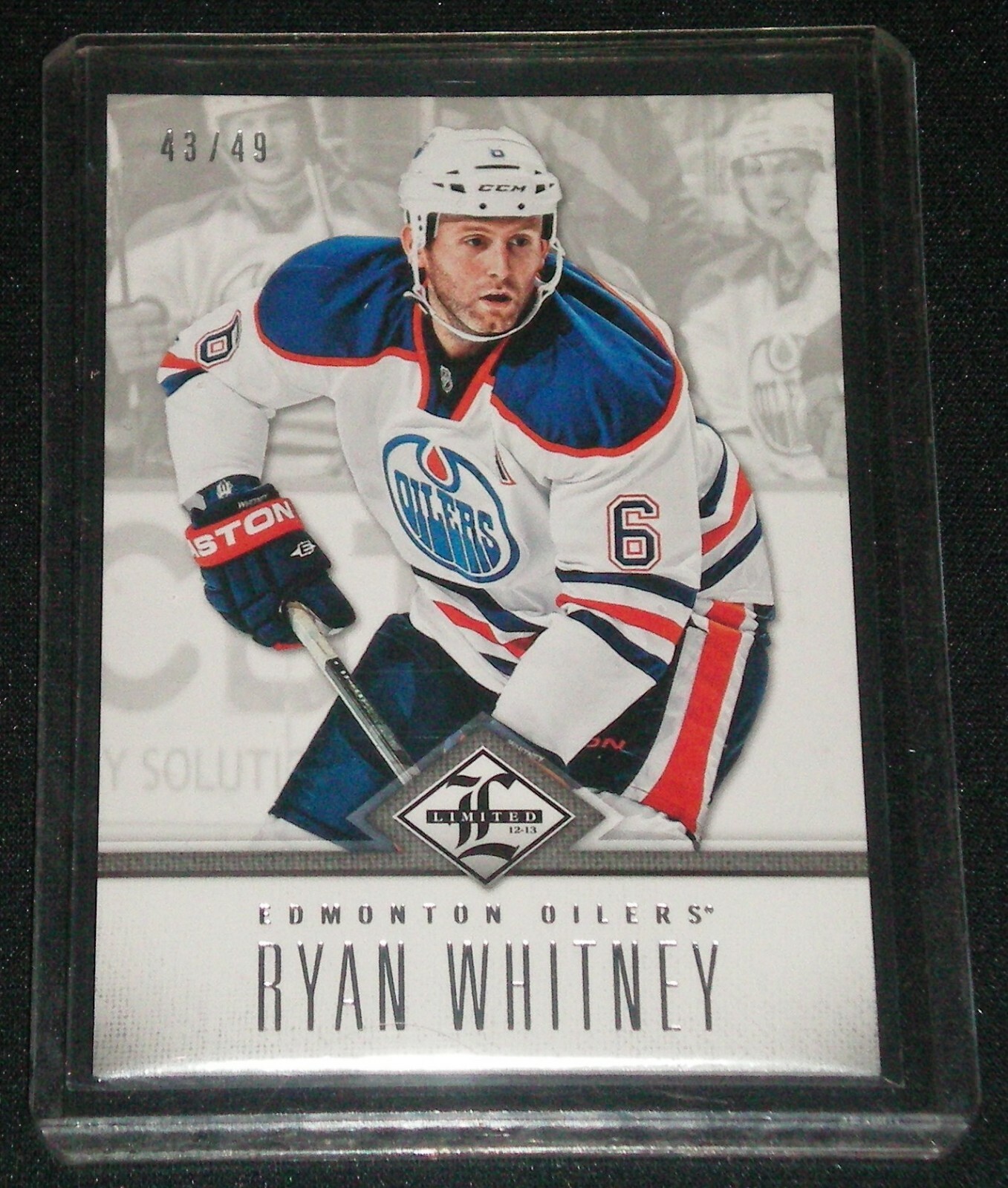2012-13 Limited Silver Ryan Whitney #20 Edmonton Oilers 43/49 | eBay