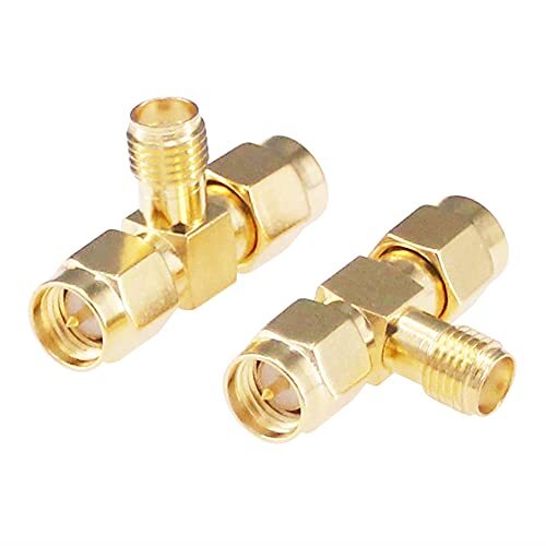 3pcs Antenna Adapter SMA Female to Dual SMA Male Connector T 3 Way ...