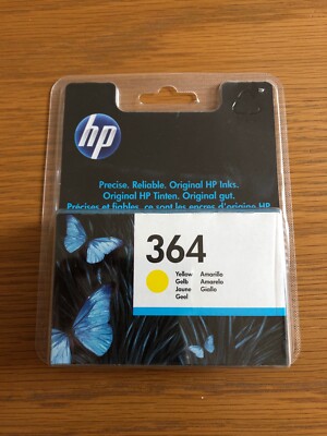 genuine hp 364 ink cartridges yellow | eBay UK