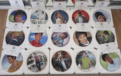 Cliff Richard Forty Glorious Years 15 Danbury mint Collector plates ...