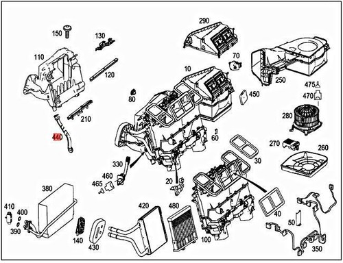 Genuine MERCEDES BBDC C219 S211 W211 CLS C219 Hose 2118324794 | eBay