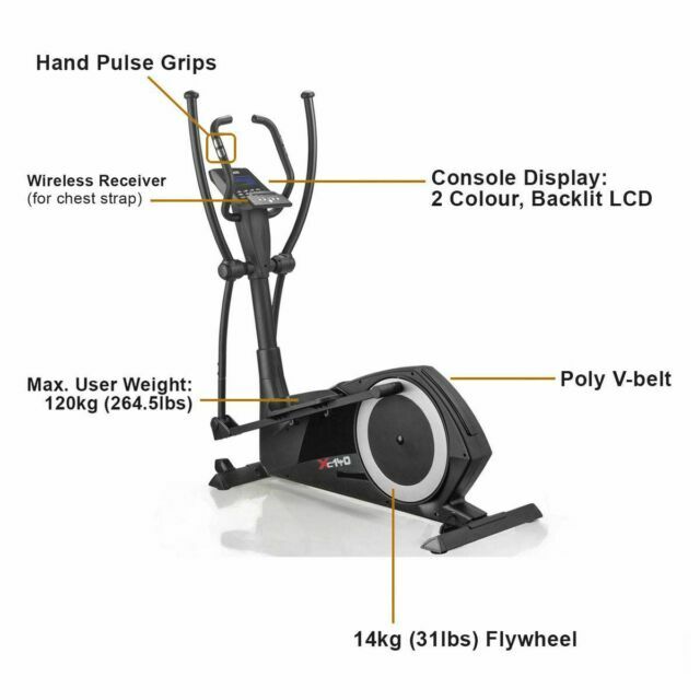DKN XC-140 Electric Elliptical Cross Trainer for sale online | eBay
