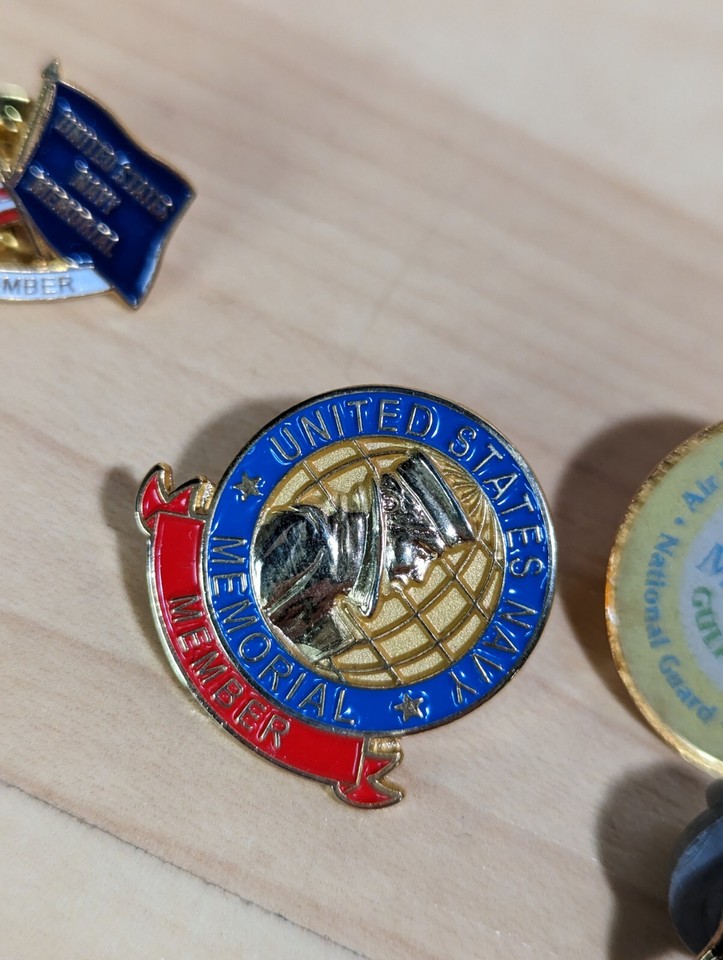 Lot of (4) Lapel Pin United States Navy Military Memorial Mississippi ...
