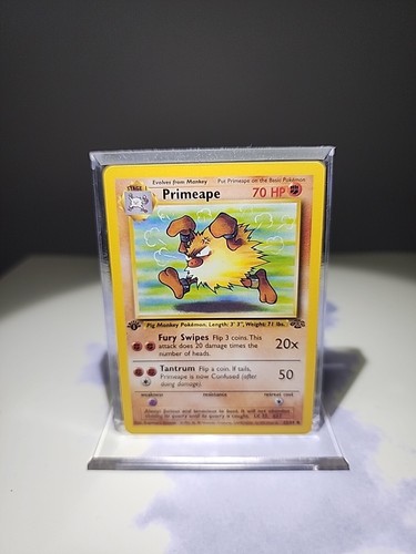 1st Edition Primeape 43/64 Jungle Set Pokémon WOTC Vintage NM | eBay