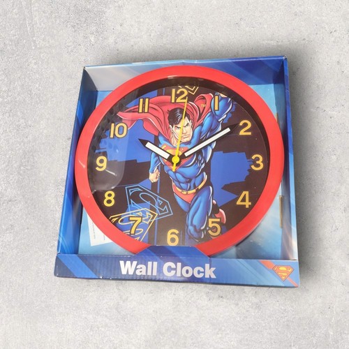 Superman DC Wall Clock Analog Display Hanging Super Hero Clark Kent New ...