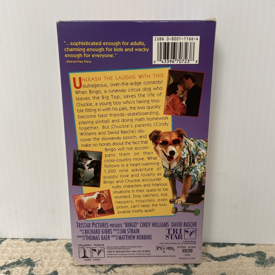 Bingo (VHS, 1992) 43396707238| eBay
