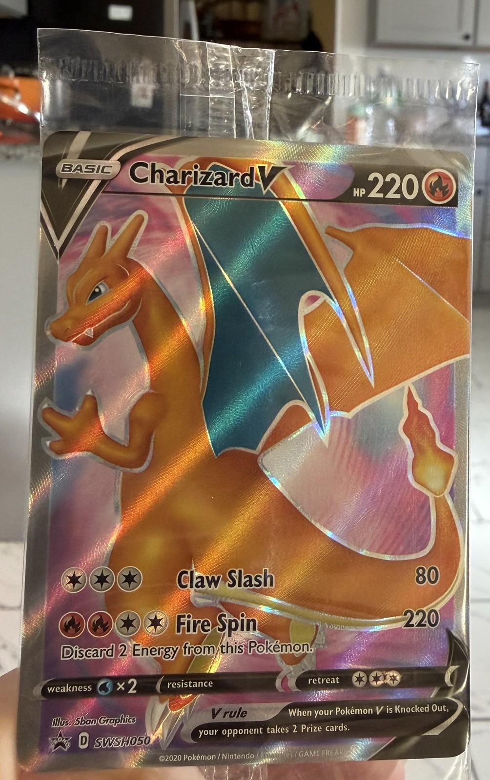 Charizard V SWSH050 Current Market Value | Promo