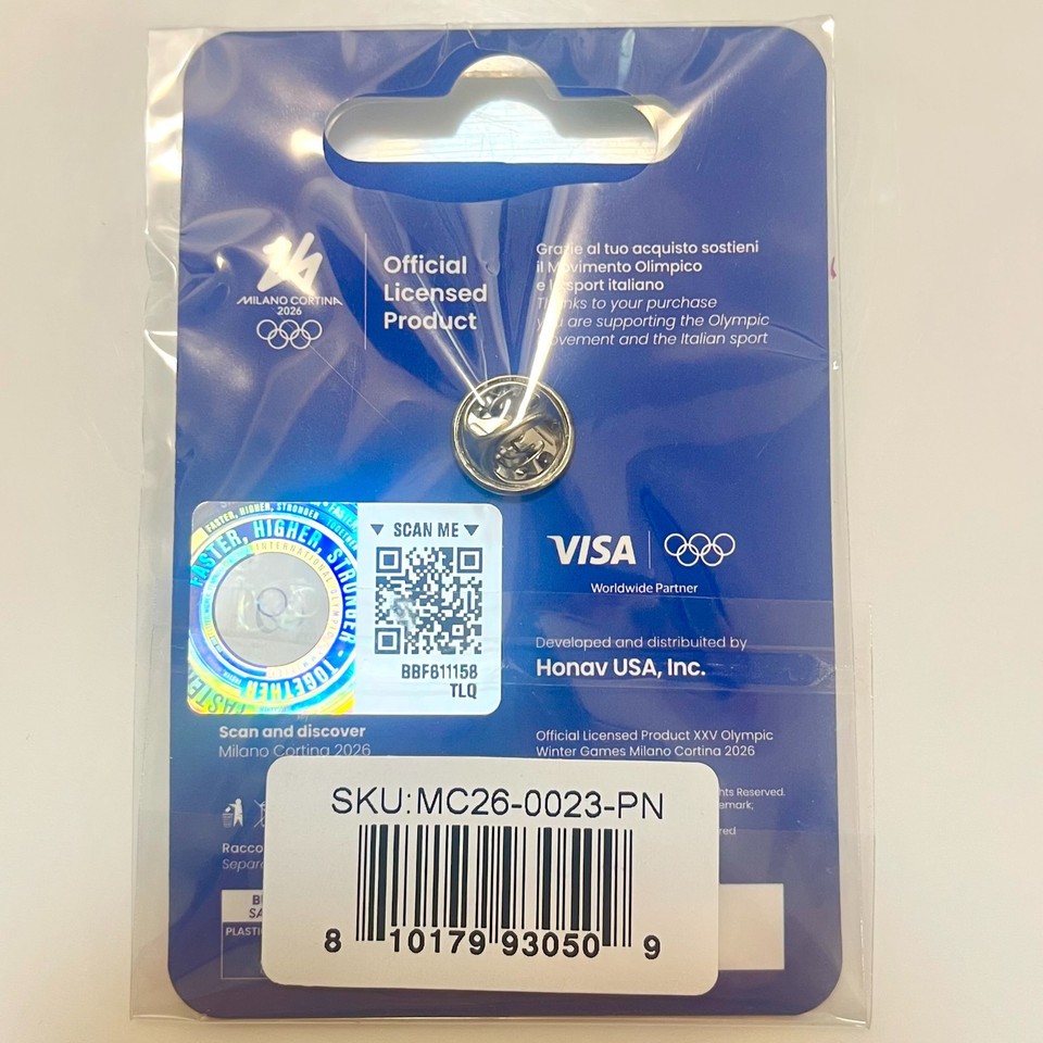 2026 Milano Cortina Winter Olympic Mascot Tina Cute Pin | eBay