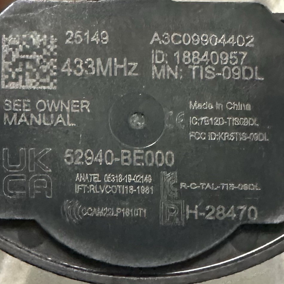 OEM 2023-2025 HYUNDAI PALISADE/KONA/SANTAFE TPMS VALVE SENSOR (52940 ...