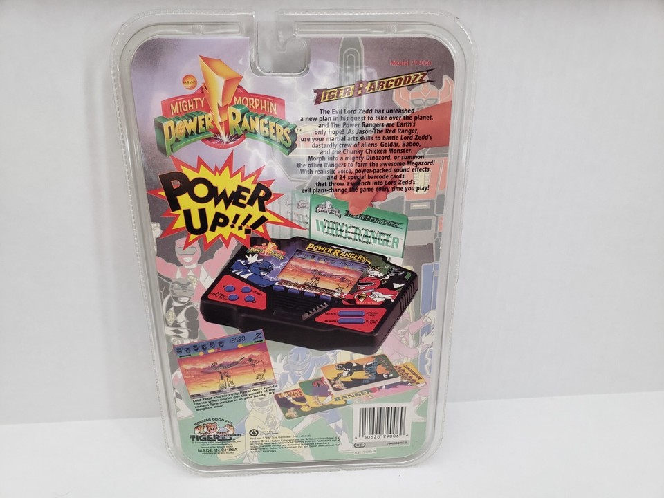 1994 Tiger Electronics Mighty Morphin Power Rangers Tiger Barcodzz ...