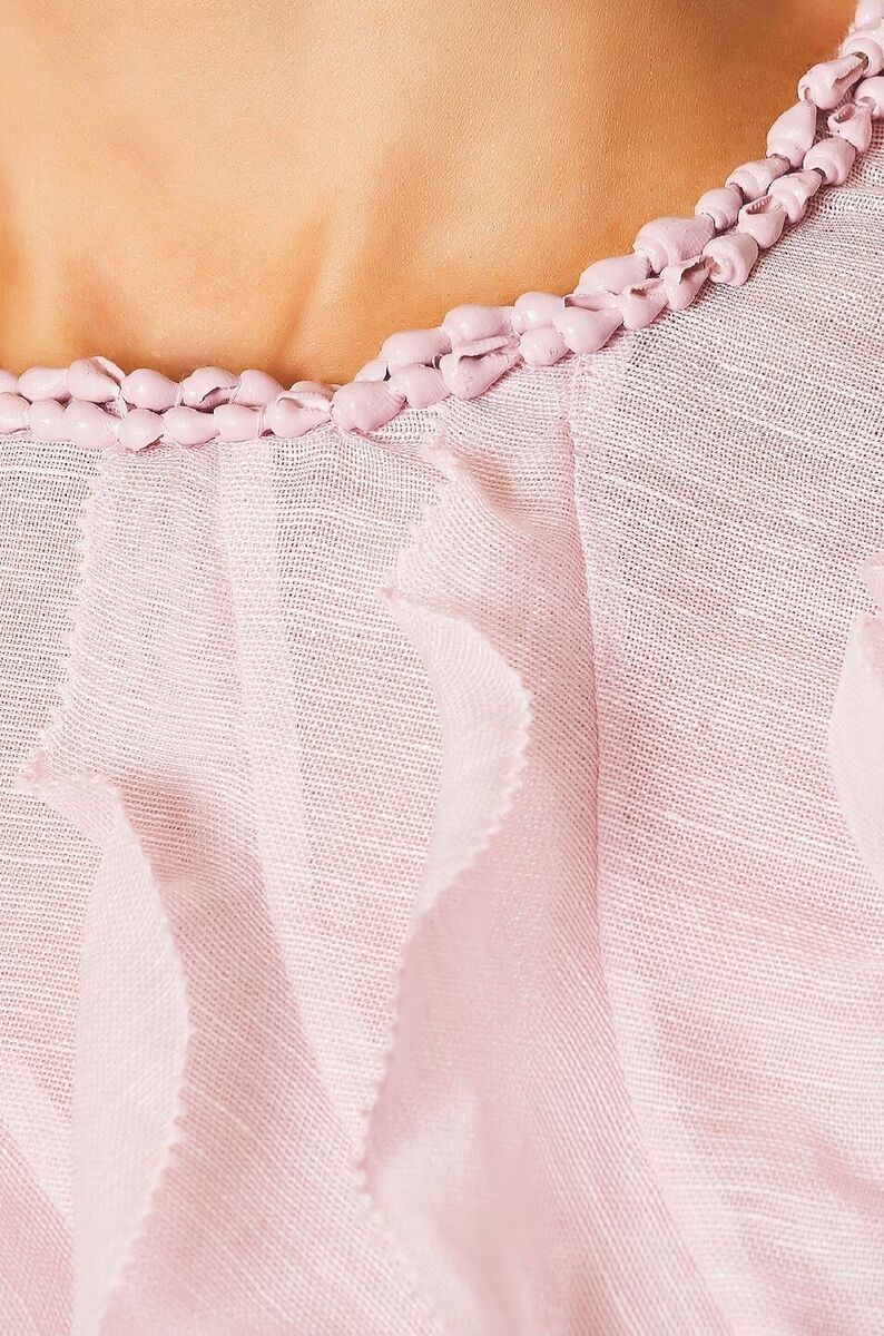 Zimmerman Coaster Ruffle Bodice Top Lilac Size AU0,US4,UK8 Zimmerman Coaster Ruffle Bodice Top Lilac Size AU0,US4,UK8