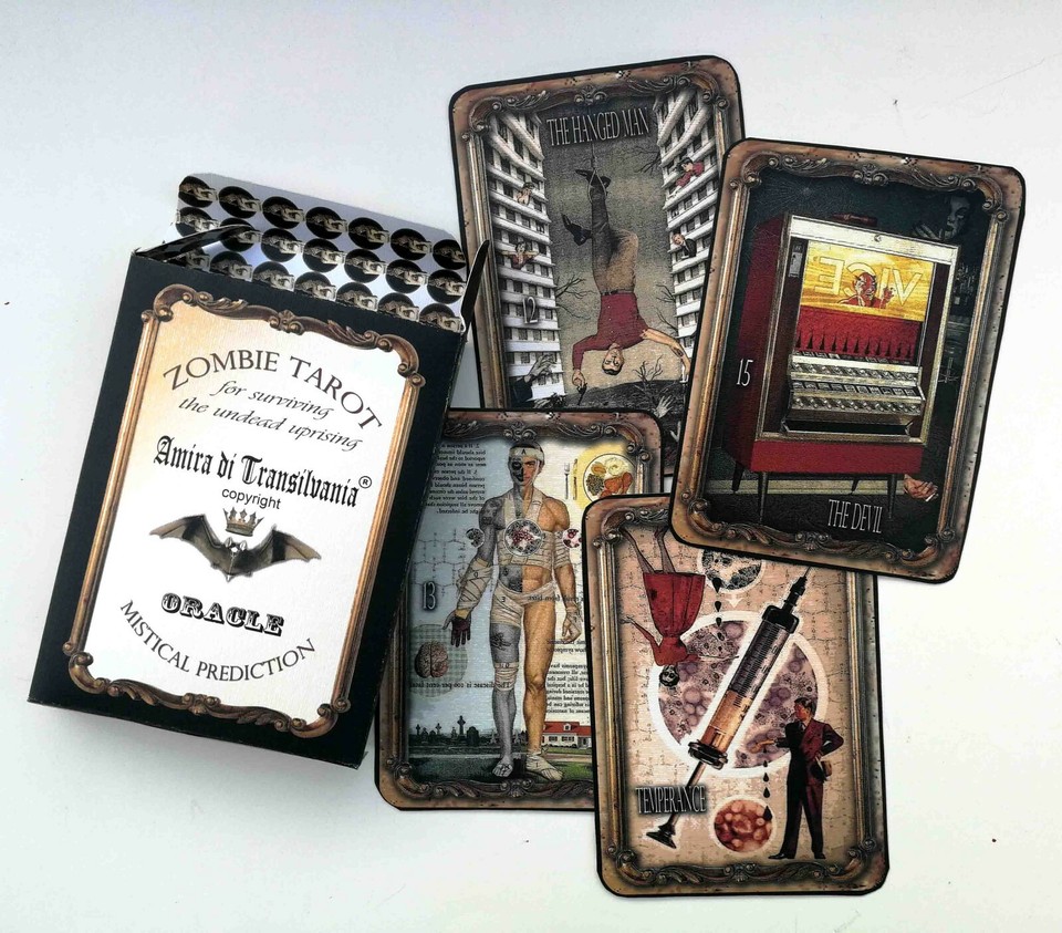 apocalypse tarot card cards deck major arcana horror zombie oracle rare ...