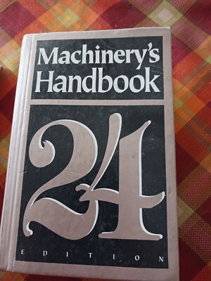 Machinery's Handbook 24th Edition 1992 Industrial Press Machinist Books ...