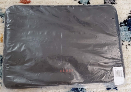 NEW! GUESS Black 16" Laptop Sleeve Case, Velvet lining, (14" x 9.5") | eBay