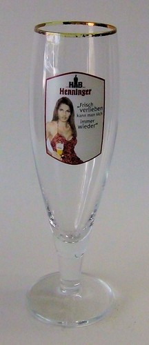 Vintage German Henninger Kaiser Pils .2L Beer Glass - circa 1990 ...