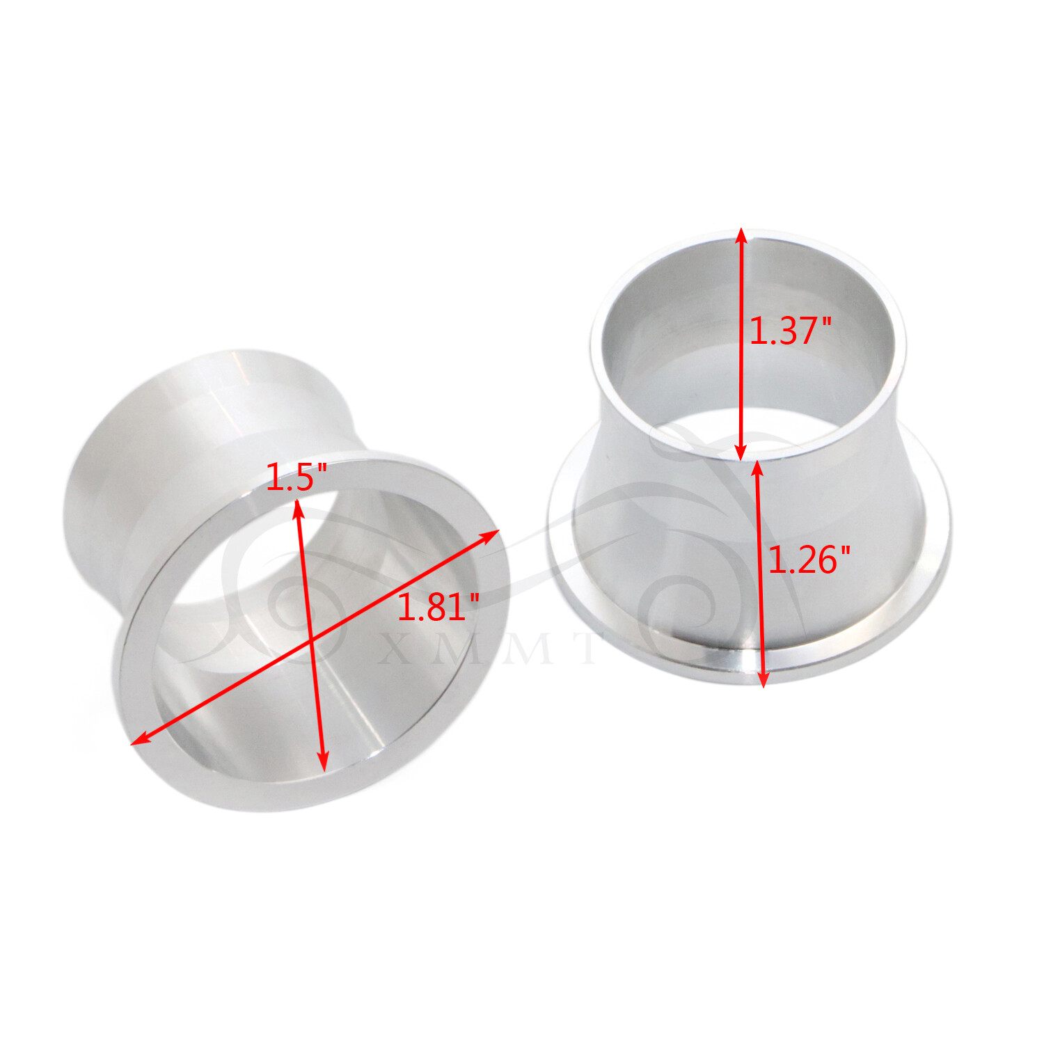 Chrome Exhaust Port Torque Drag Pipe Power Cones Anti-Reversion For ...