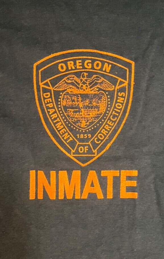 Authentic Department of corrections inmate T shirt bl… - Gem