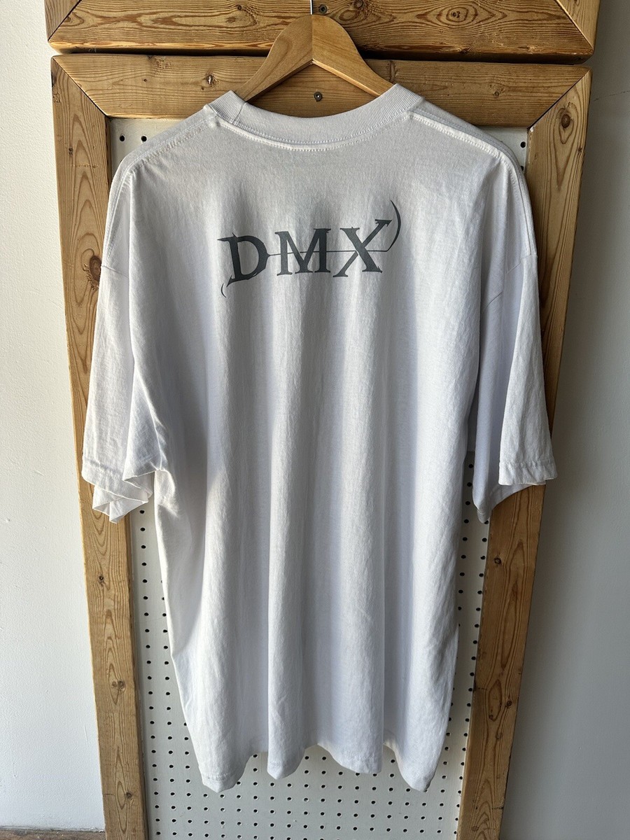 VINTAGE DMX RAP TEE 5 PRO CLUB 90s 00s HIP-HOP RARE T-SHIRT VINTAGE DMX RAP TEE 5 PRO CLUB 90s 00s HIP-HOP RARE T-SHIRT