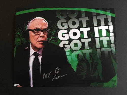MIKE GORMAN "BOSTON CELTICS ANNOUNCER" AUTOGRAPHED 8X10 PHOTO | eBay