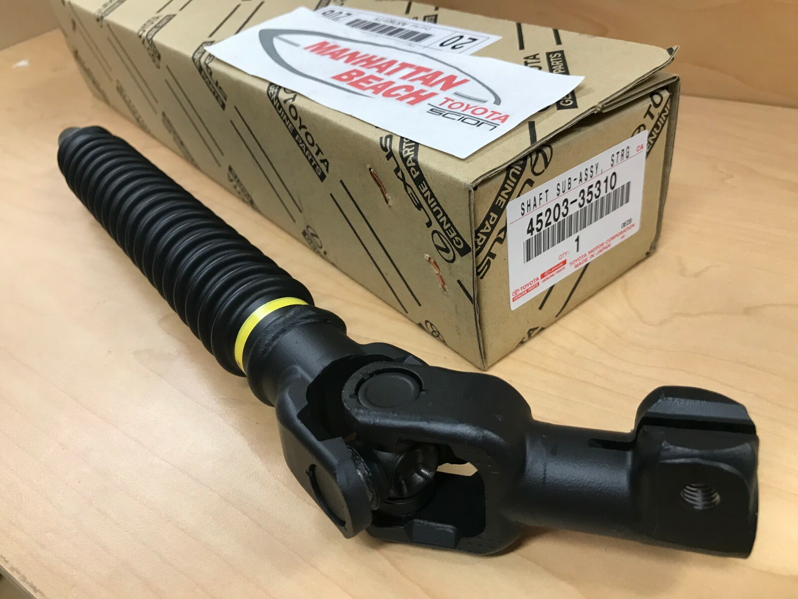 4Runner & FJ Cruiser Lower Steering Column Shaft 45203-35310 Genuine ...