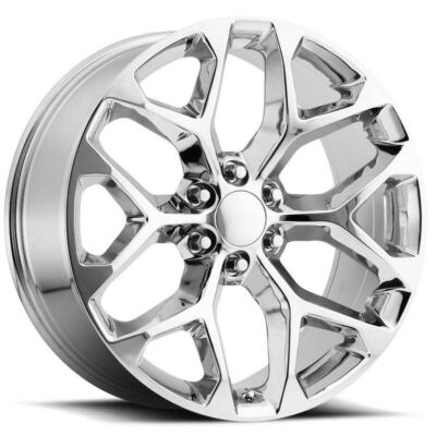 22 inch 22x9 Replica GM CHROME wheels rims 6x5.5 6x139.7 +31 | eBay