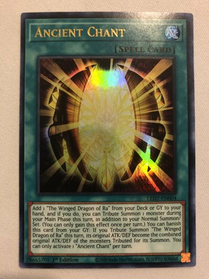Yugioh Ancient Chant LED7-EN004 Ultra Rare 1st Edition Near Mint | eBay