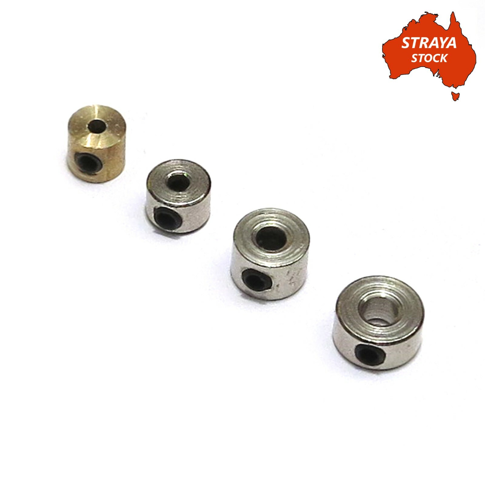 4x Wheel Collars for R/C Aircraft - 4 sizes - 1.6/2.0/2.6/3.0mm Axles ...