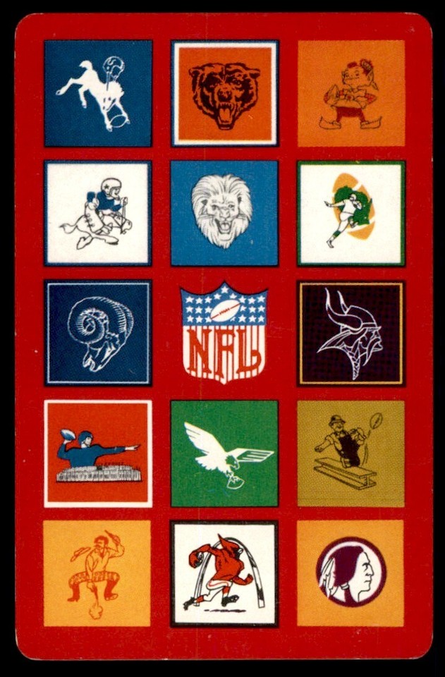 1963 Stancraft RED BACK #QH Sammy Baugh HOF RARE Washington Redskins ...