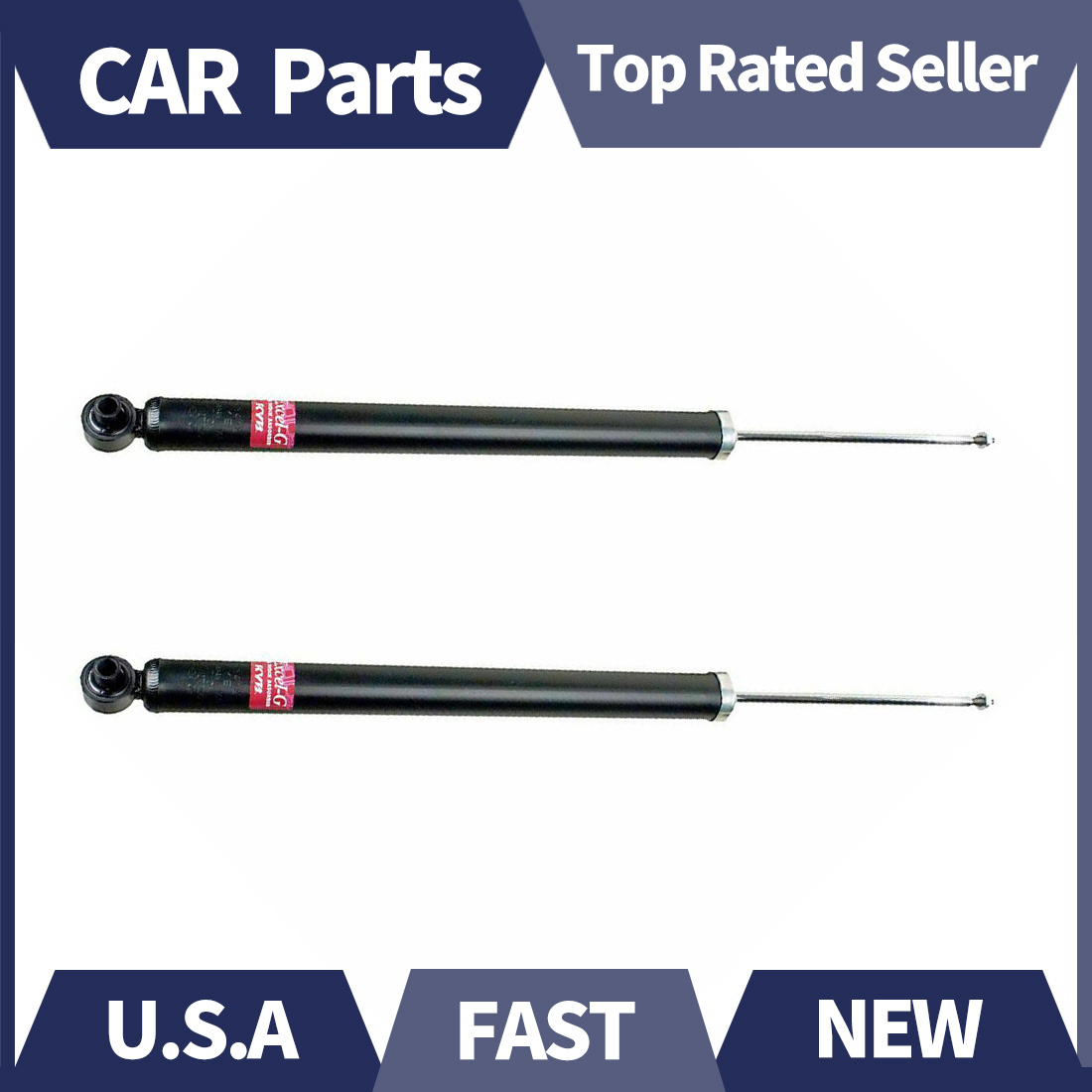 KYB Set of 2 REAR STRUTS SHOCKS Fits MAZDA3 MAZDA 3 2004 05 06 07 2008 ...