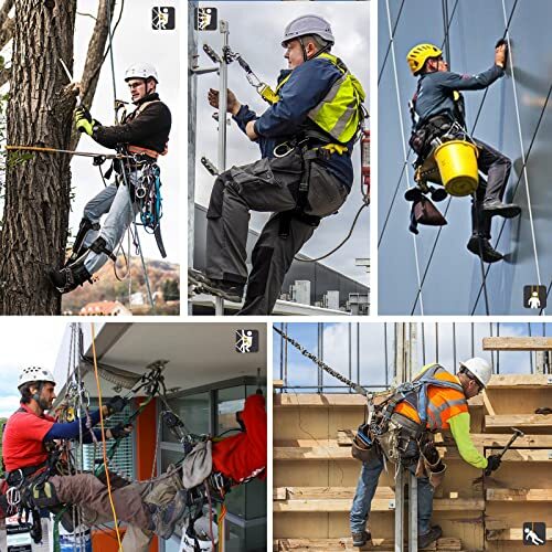 Safety Harness Fall Protection Upgrade 4 Quick Buckles Construction ...