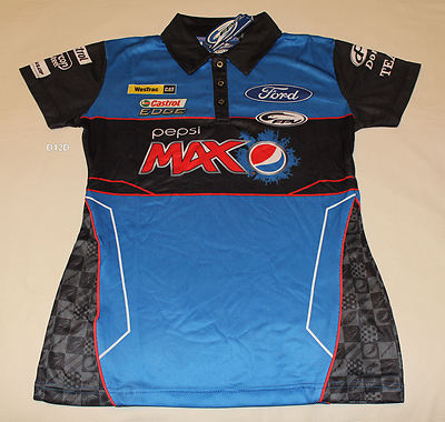 Ford Performance Racing FPR Ladies Pepsi Max Raceteam Polo Shirt Size 8 ...