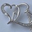 Avon Sterling Silver 925 RJ SIGNED Hearts Intertwined Necklace Pendant ...