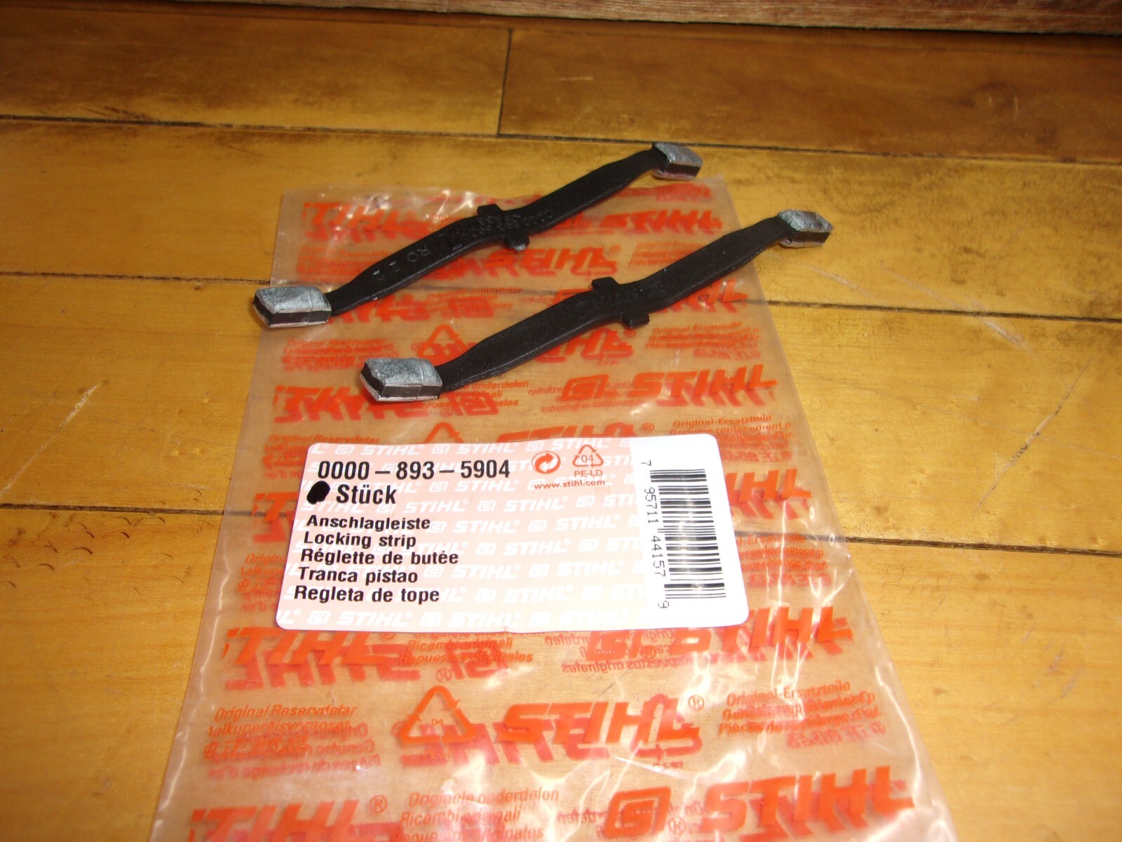 2 Pack Stihl OEM Piston Stop (2) Locking Strip Chainsaw 0000-893-5904 # ...