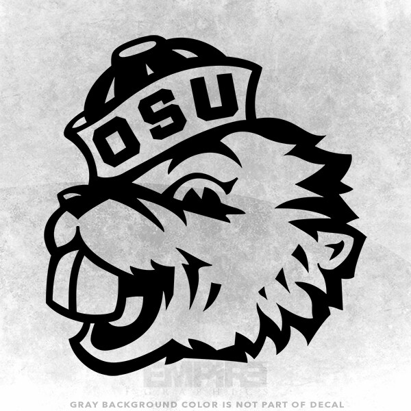 Oregon State Beavers Benny OSU Vinyl Decal Sticker - 4" and Up - More ...