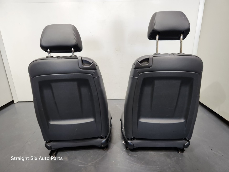 OEM BMW E92 M3 Coupe Front Left Right SPORT Seats Black Novillo Leather ...