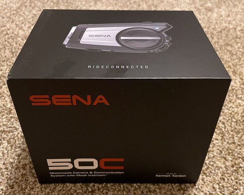 NEW SENA 50C MOTORCYCLE HELMET 4K CAMERA AND COMMUNICATION HEADSET ...