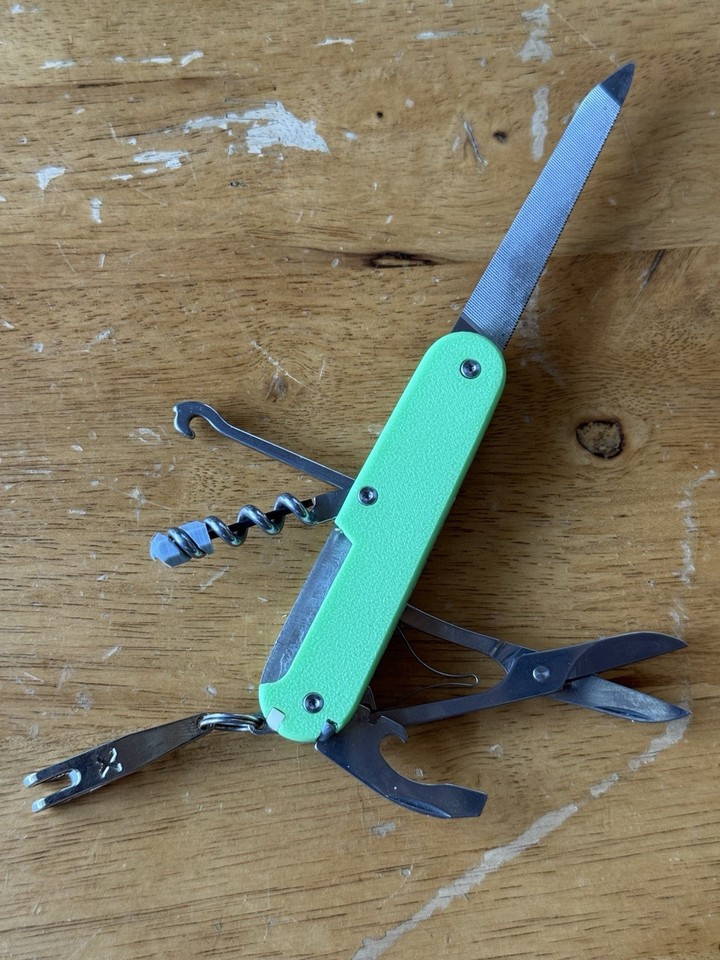 Custom Victorinox Bladeless Compact 91mm Swiss Army Knife 3DP Green ...