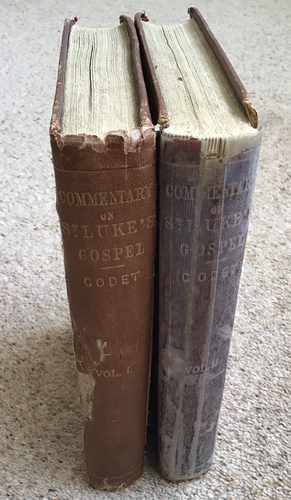 A COMMENTARY ON THE GOSPEL OF LUKE by F. Godet in 2 Volumes (c1880 ...