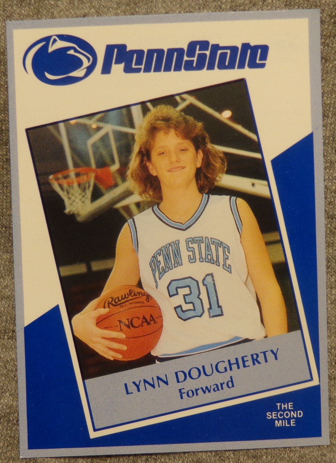 1992 Penn State - Second Mile (Police) Card - Ladies Basketball Lynn ...