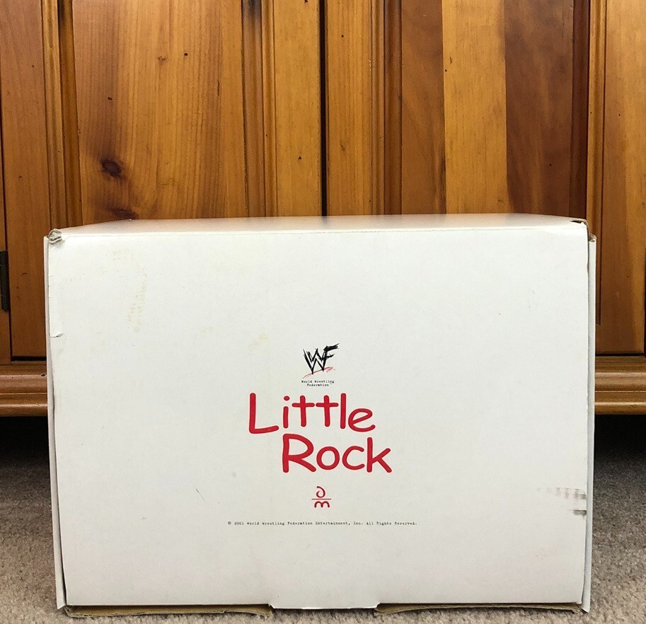 The Rock Dwayne Johnson Little Rock Porcelain Doll Danbury Mint WWE WWF ...