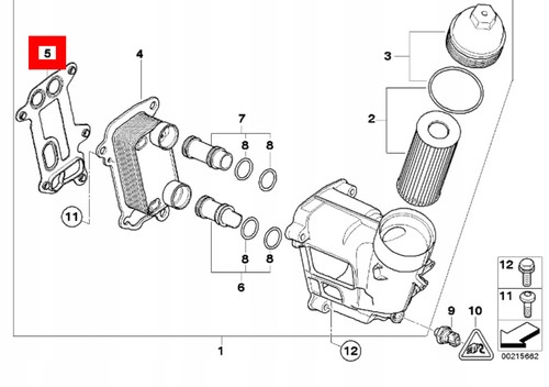 NEW GENUINE BMW N47 DIESEL ENGINE OIL COOLER GASKET 11427802114 | eBay UK