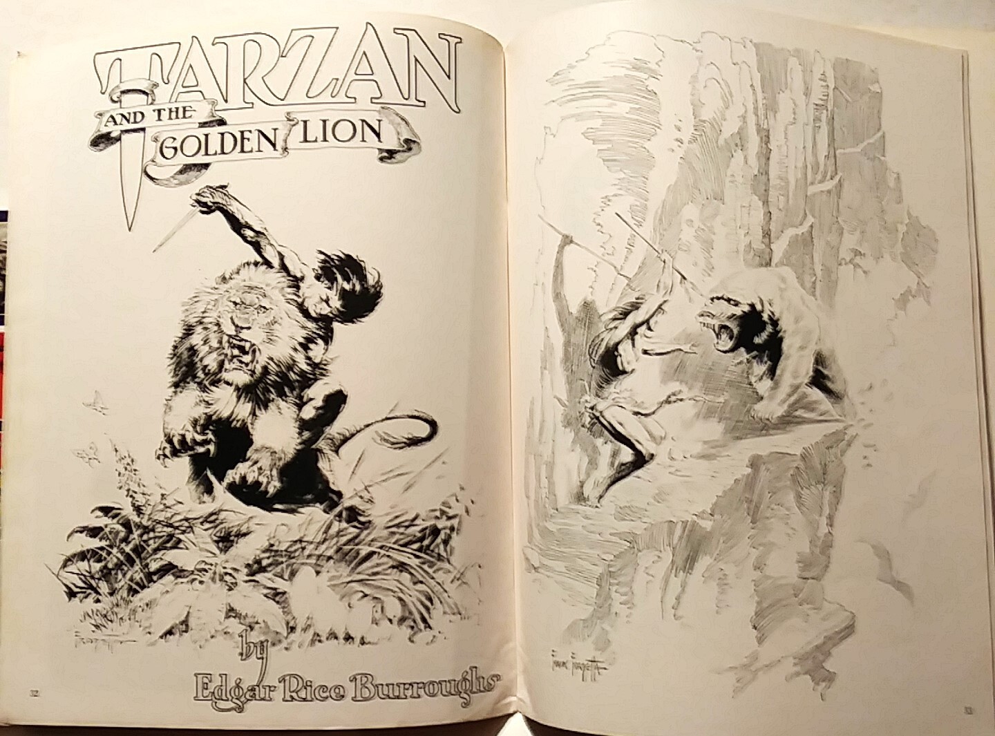 FRANK FRAZETTA PORTFOLIO 1979- LOTR, KUBLA KHAN, BUCK ROGERS, ERB ...